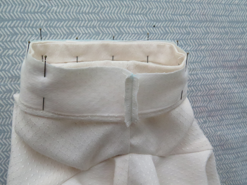 Making a facing/binding exactly the right length for an opening