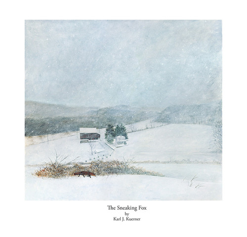 The Sneaking Fox (12.5 x 12); Original Painting 44" x 40" acrylic on ...