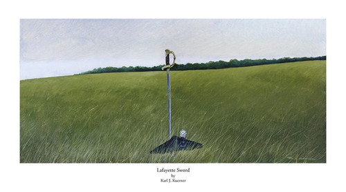 Lafayette Sword (18 x 10); Original Painting 21" x 10" acrylic on panel ...