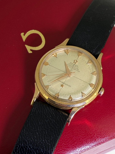 Omega Constellation 18K Rose Gold ref 2648/SC Watch, Crosshair Dial ...
