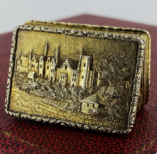 Rare William IV c1835 Castle-Top Abbotsford House Vinaigrette by ...