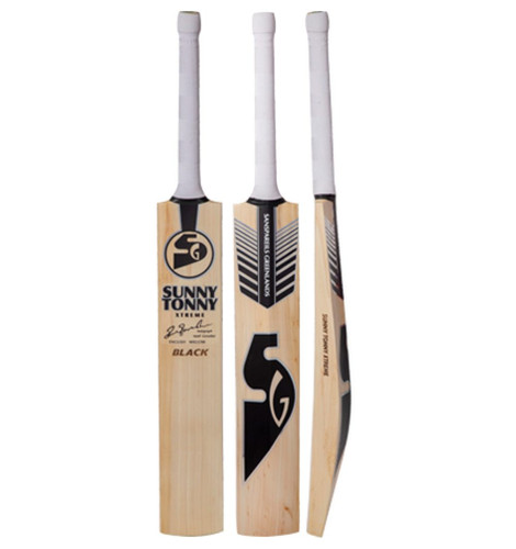SG TRIPLE CROWN XTREME English Willow bat BLACK (2025) | Crickworld LLC