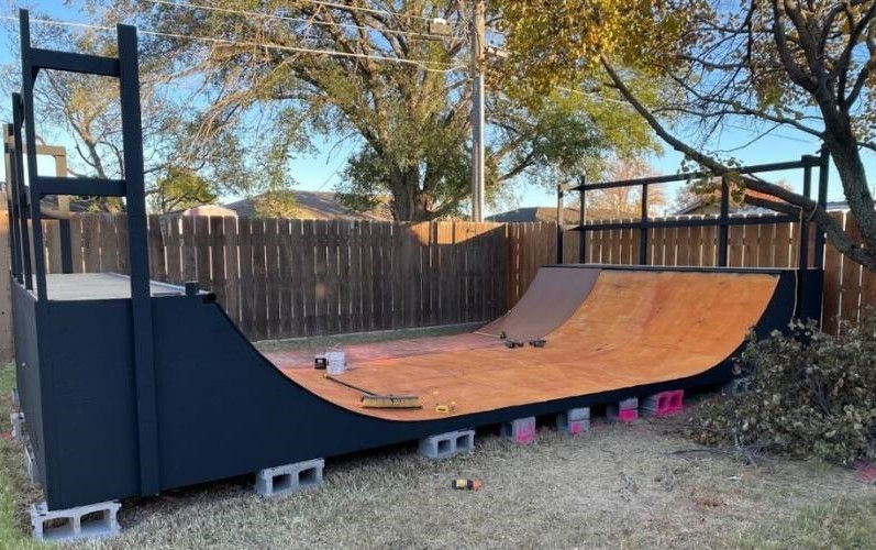 Our Super Rad DIY Backyard Halfpipe (Mini Ramp)