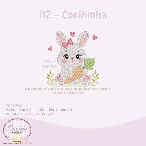 DM 112 - Coelhinha | Daniele Matrizes