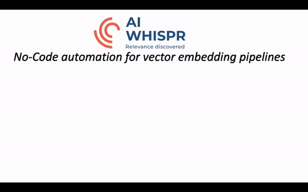 Setting Up A Vector Embedding Pipeline With Aiwhispr Bert And Qdrant