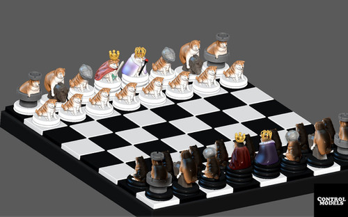 Cheems Doge Doggy Chess Set | The Artist Company