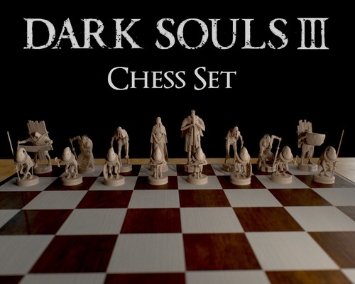 Dark Souls Inspired Chess Set | The Artist Company
