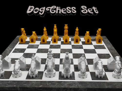 Dog Chess Set | The Artist Company