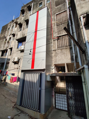 Mild steel MS Fabricated Structure lift | BERLN Elevators