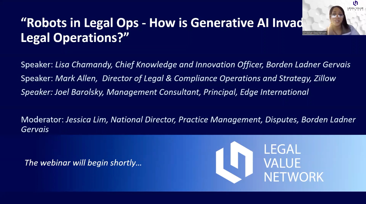 Robots in Legal Ops - How Generative AI is invading Legal Operations?