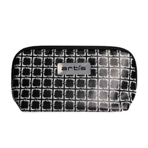 Black Clutch Bag with white logos | Artis