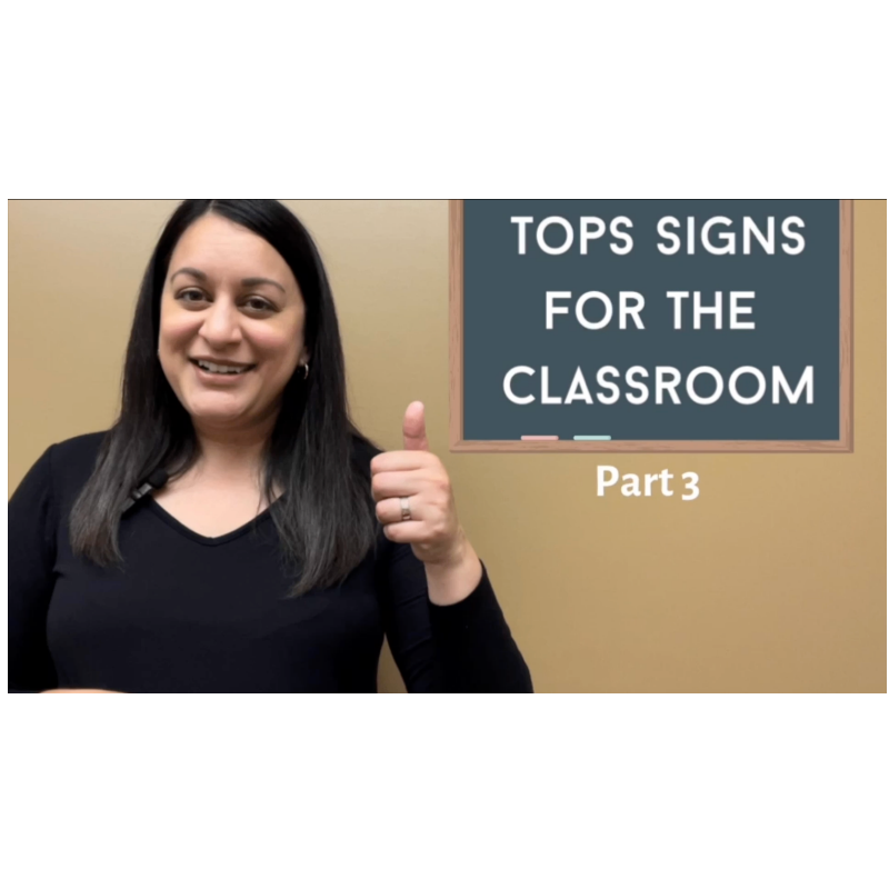 Tops Signs for the Classroom - Part III