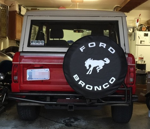 Blak Series BRONCO - US made SpareCover® - Heavy Vinyl Tire Cover Spare ...