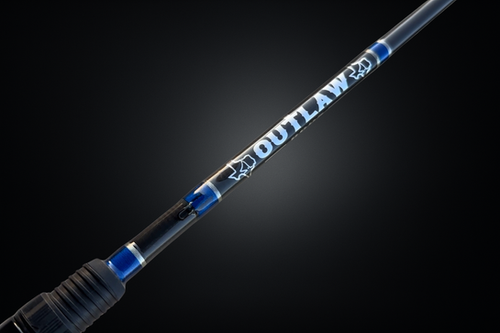 7' Med Heavy Fast Casting Rod (Blue) | Outlaw Rods