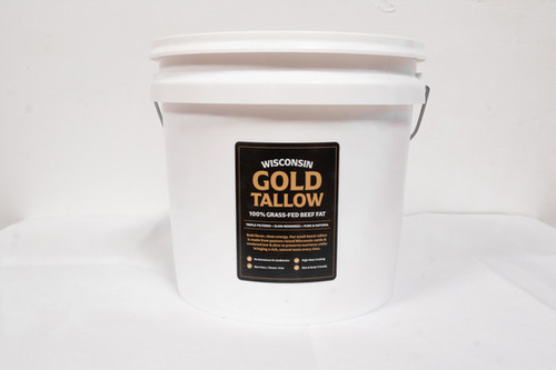 Beef Tallow 1 Gallon Tub | Grass-Fed Beef Tallow