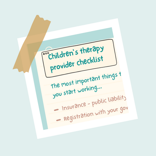 Therapy start up essentials checklist | Heart Smart Arts