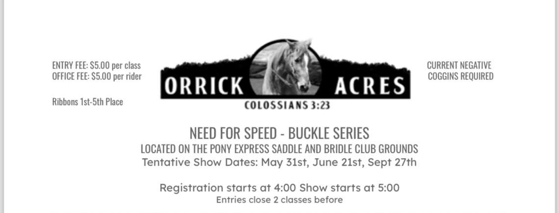Buckle Series | Missouri | Orrick Acres