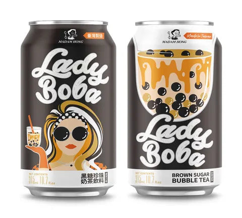 Lady Boba Brown Sugar Bubble Tea 315mL | Boutique Ekologik