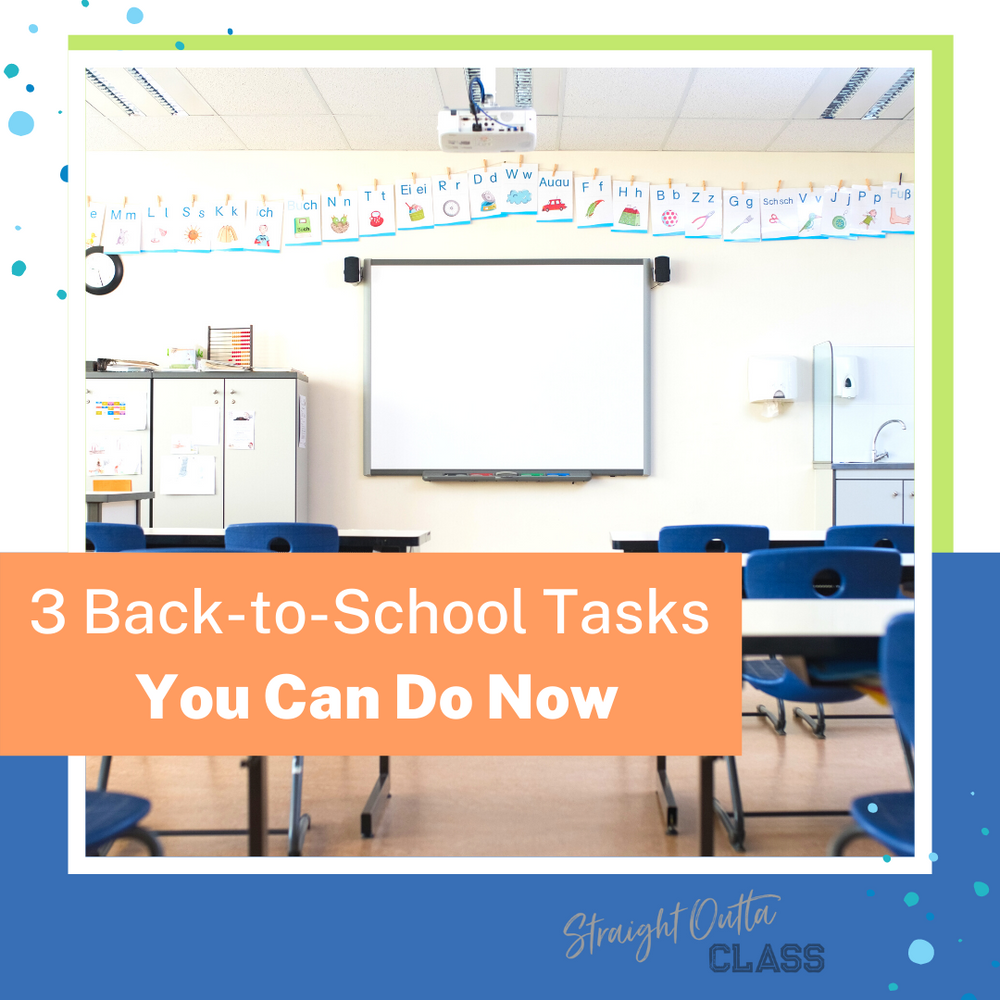 Three Easy Back-to-School Tasks You Can Do Now