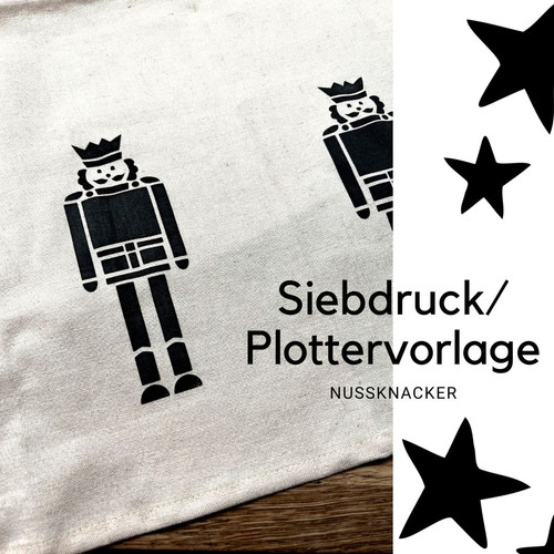 Nussknacker Siebdruck/Plotterdatei | Krullenbol