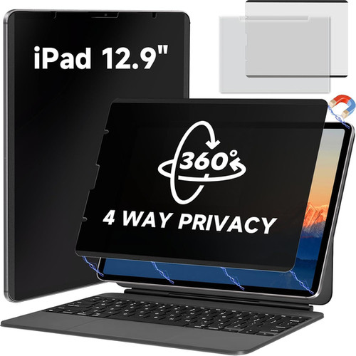 Magnetic Privacy Screen for iPad pro 12.9" 2018—2023 [4 Way] | Tuff Luv