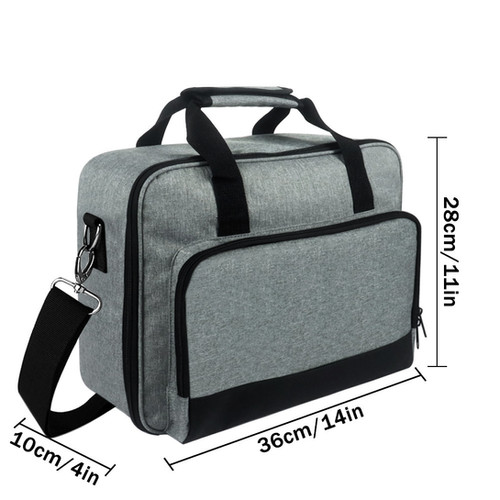 Large Projector Bag – 14”x11”x4” – Padded Carrying Case with Shoulder ...