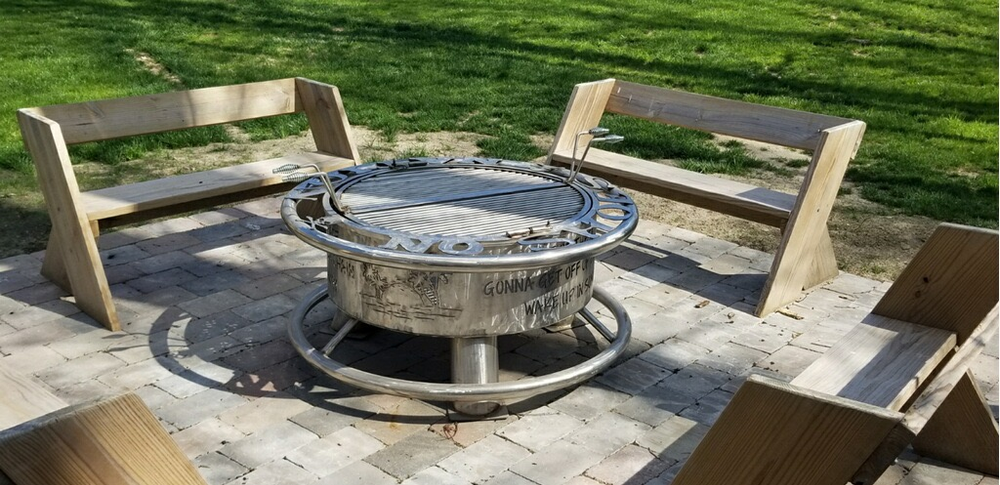 CHECK OUT OUR STAINLESS STEEL FIRE PITS!