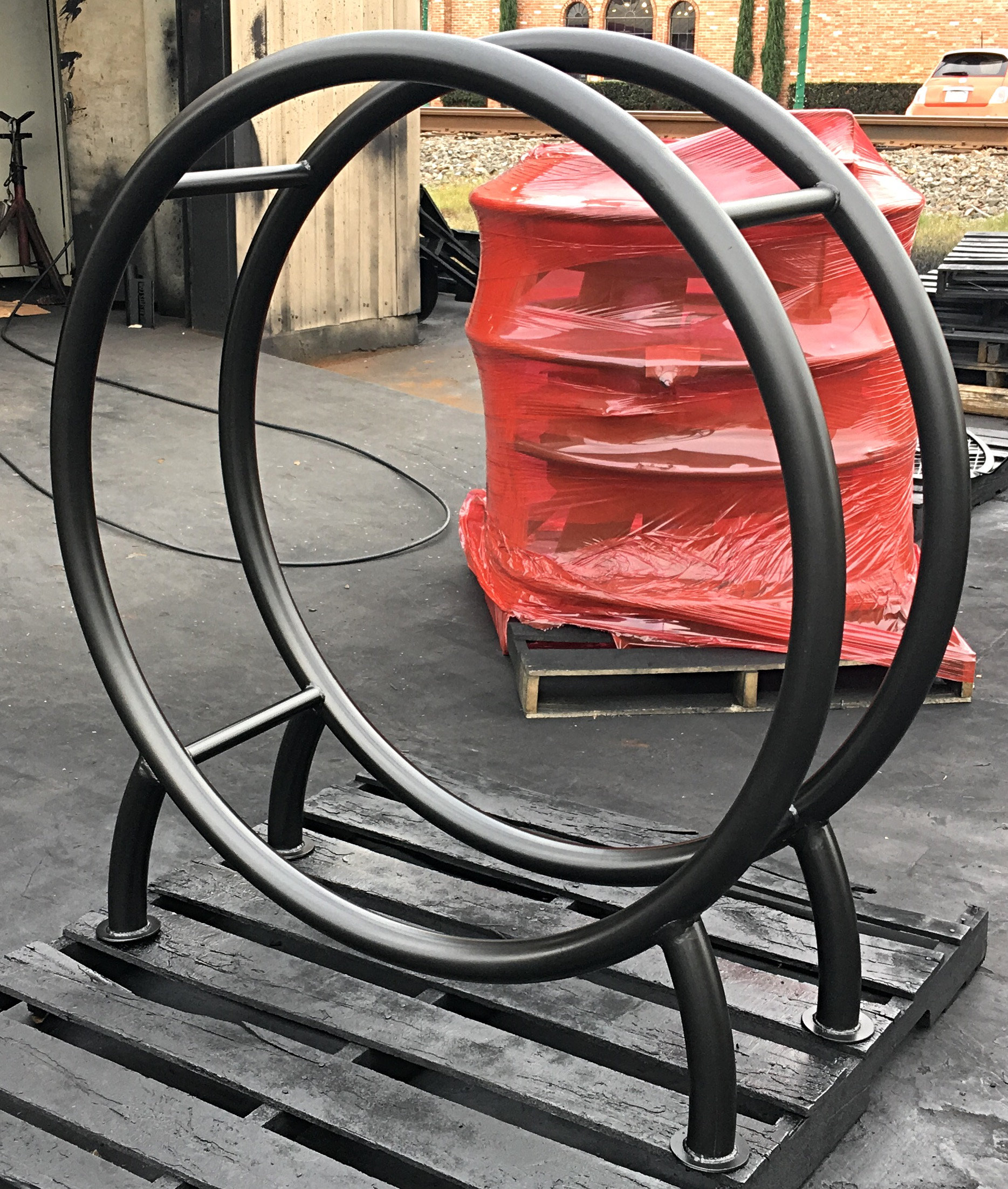 FULL CIRCLE FIREWOOD RACK | WILKE'S BADASS PITS