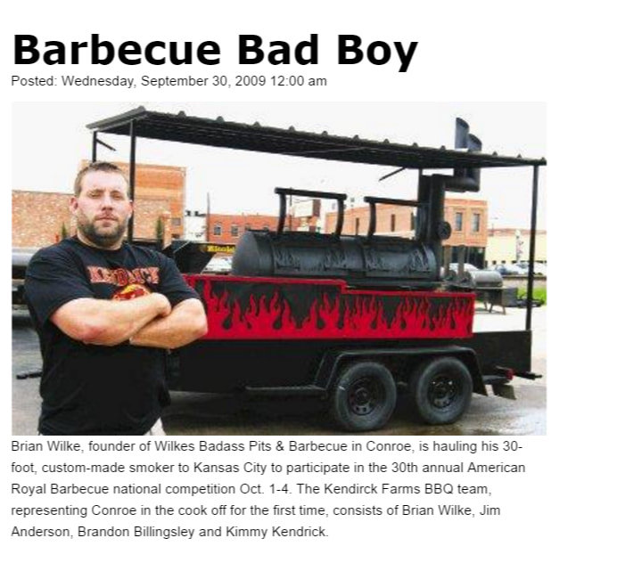BARBECUE BAD BOY