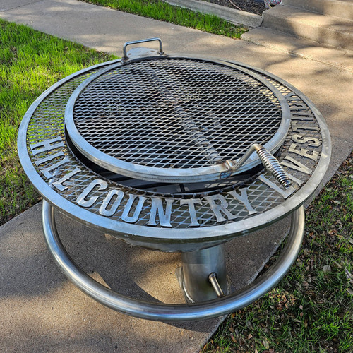 STAINLESS STEEL CUSTOM FIRE PIT | WILKE'S BADASS PITS