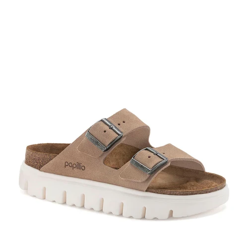 BIRKENSTOCK ARIZONA PAP CHUNKY WARM SAND | NAVI - בוטיק אופנה