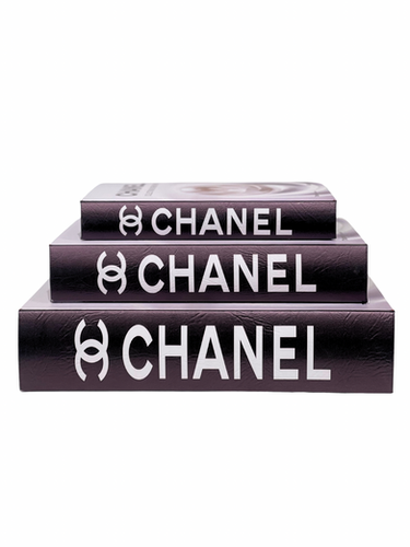 Chanel Luxury Designer Book Box - Set of 3 - White | Gift it