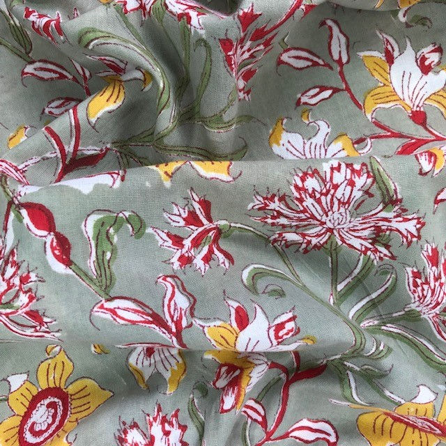 Hand block printed fabric | Cloth Atelier 3/4