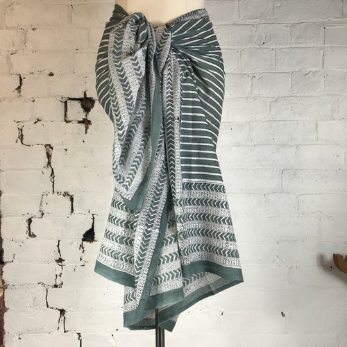BRE07 Zebra Sarong | Cloth Atelier