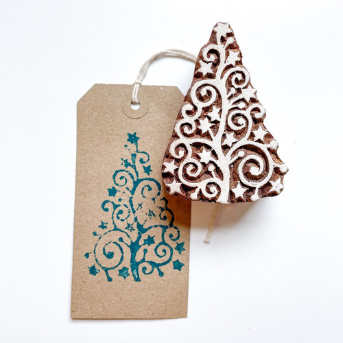 Handmade Christmas Star Tree Block | Cloth Atelier