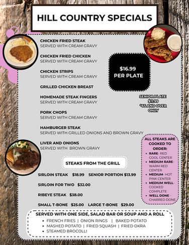 LUNCH & DINNER MENU | Isaacks