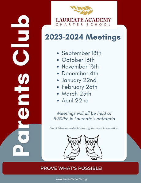Parents Club | Laureate Academy Charter School