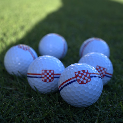 Premium Croatian Golf Balls – 3-Pack | HRVART.COM