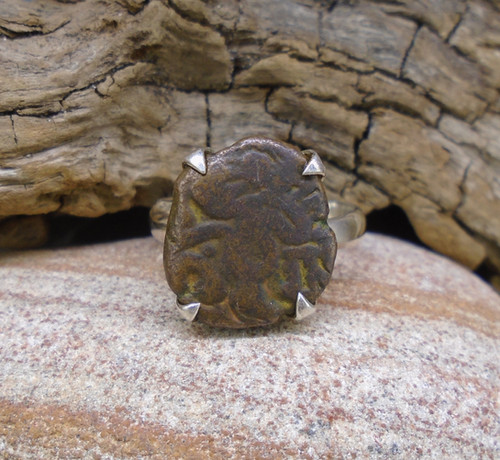 Raja Chola Empire Coin Sterling Silver Ring | Two Skies