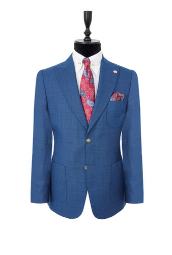 Men's Wool Blazer Jacket Blue Special | SUIT PARK ONLINE