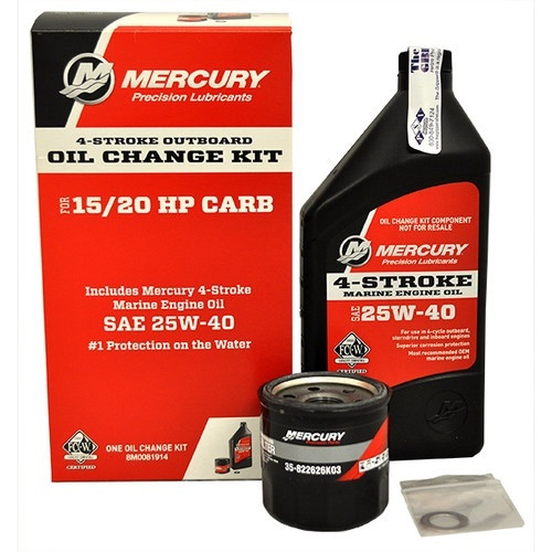 Mercury Oil CHANGE KIT 15/20HP | Bassboatelectronics
