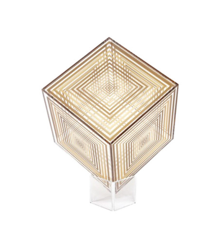 Fragmented Squares Golden Cube | Atelier