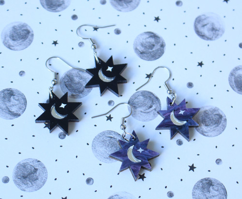 Moonrise Drop Earrings | Silverwood Studio