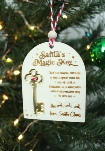Santa's Magic Key Ornament | Silverwood Studio