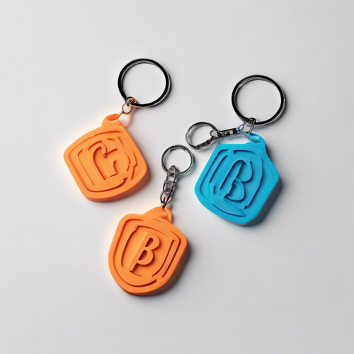 Custom 3D Printed Initial Keyring | J's Printing