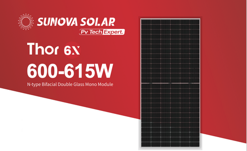 Sunova 615W N-Type Bifacial Solar Panels | Helios Optimum Development
