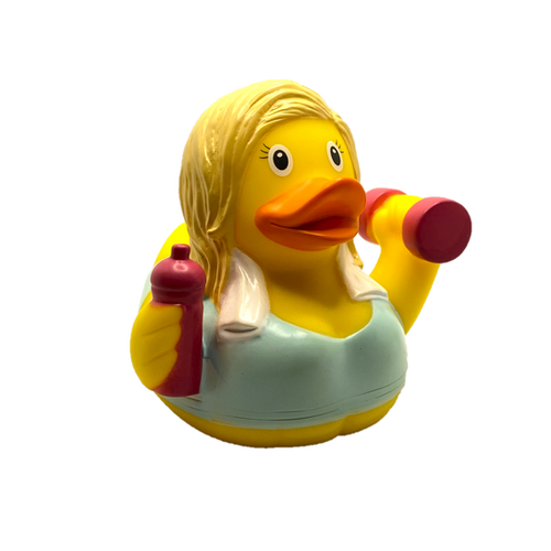 Workout Lady Rubber Duck | duckhousebrighton