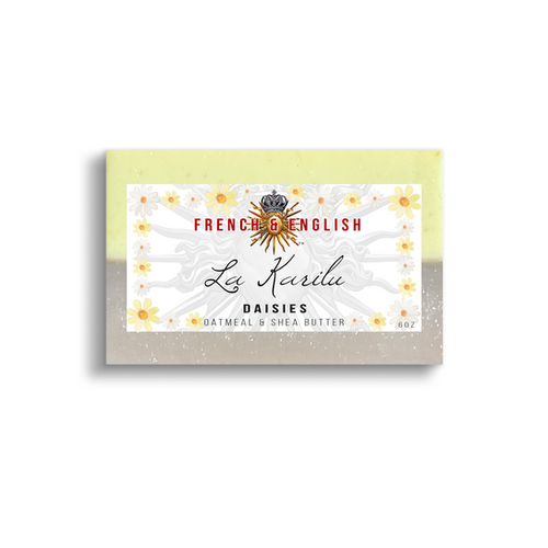 Daisies Soap Bar | French and English