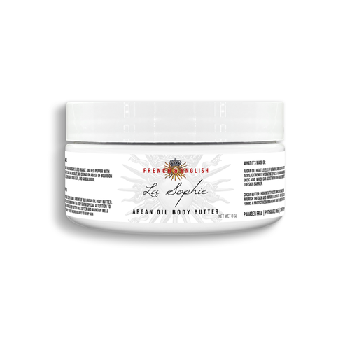 Blue Agave Argan Oil Body Butter | French and English