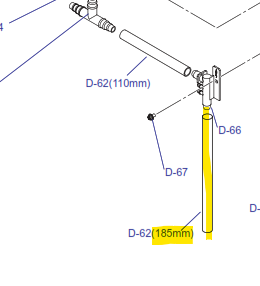 Mutoh Large Waste Tube By the Foot | Solventinkjet.com